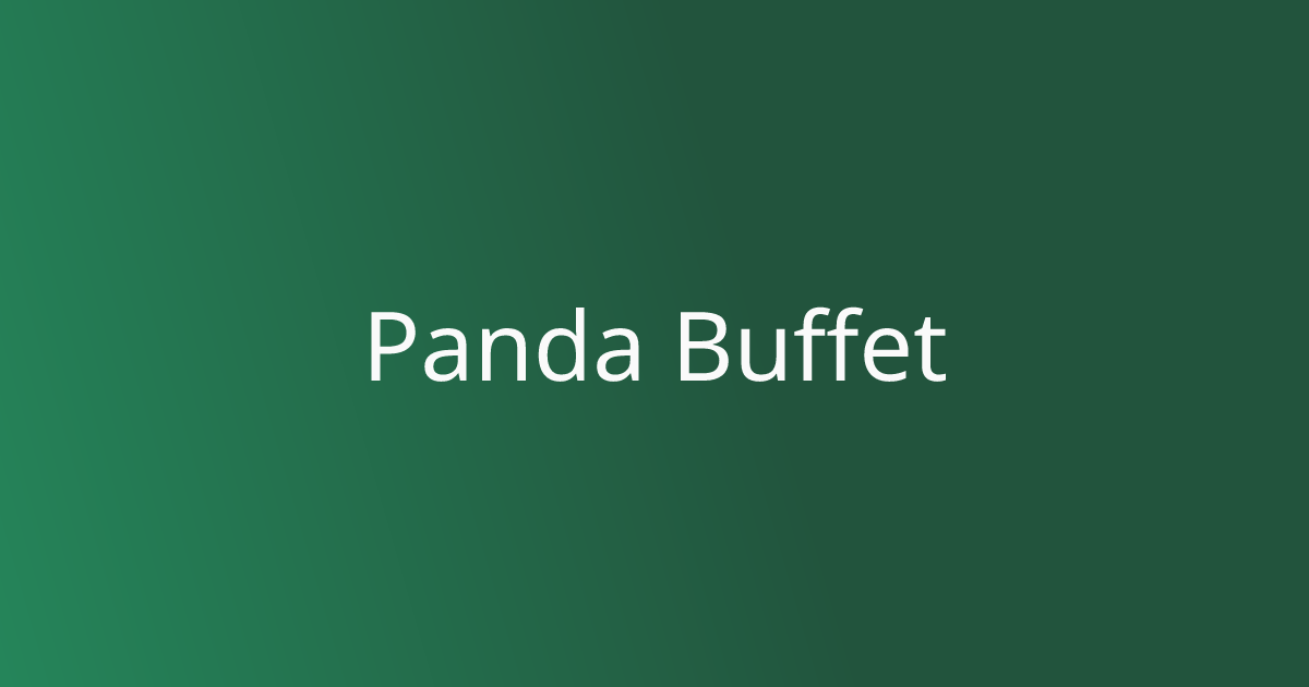 Best Chinese in Alpine, TX | Panda Buffet | Order Online